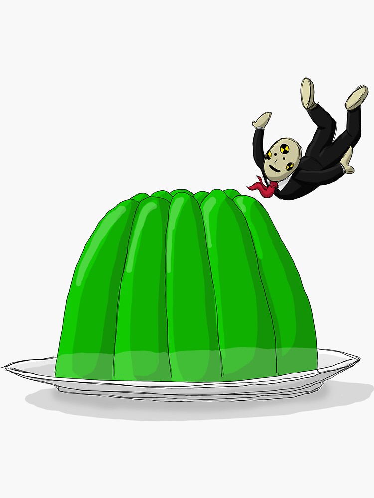 "Crash Test Dummy Jello Dive" Sticker for Sale by mikeyuhoh | Redbubble