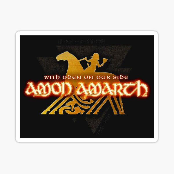 "Amon Amarth logo" Sticker for Sale by tfockes1i | Redbubble