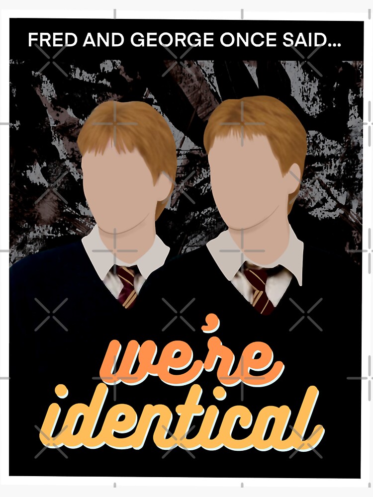 "Mischievous Comedy Twins Stir Magic Tools Gods Fred And George Weasley ...