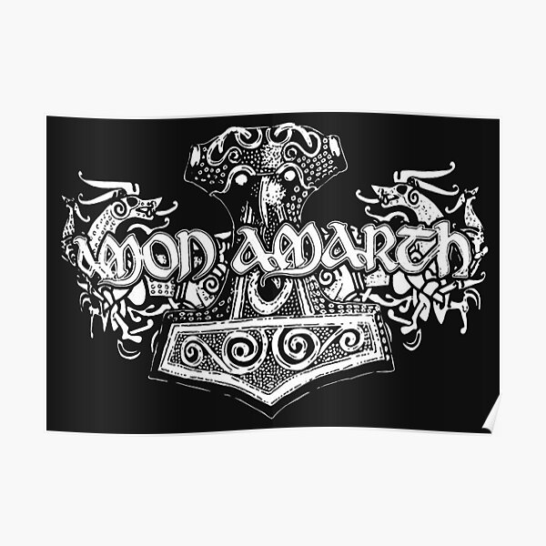 "Amon Amarth logo" Poster for Sale by tfockes1i | Redbubble