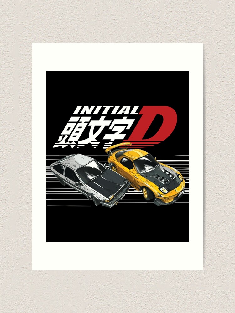 "Initial D T-ShirtInitial D AE86 Corolla Takumi vs Keisuke Takahashi FD ...