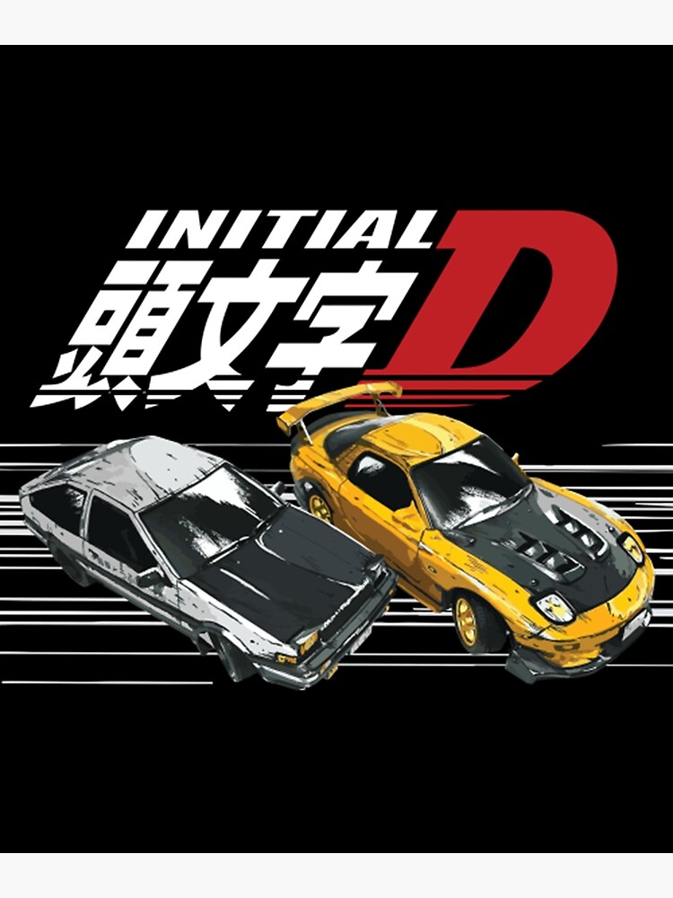 "Initial D T-ShirtInitial D AE86 Corolla Takumi vs Keisuke Takahashi FD ...