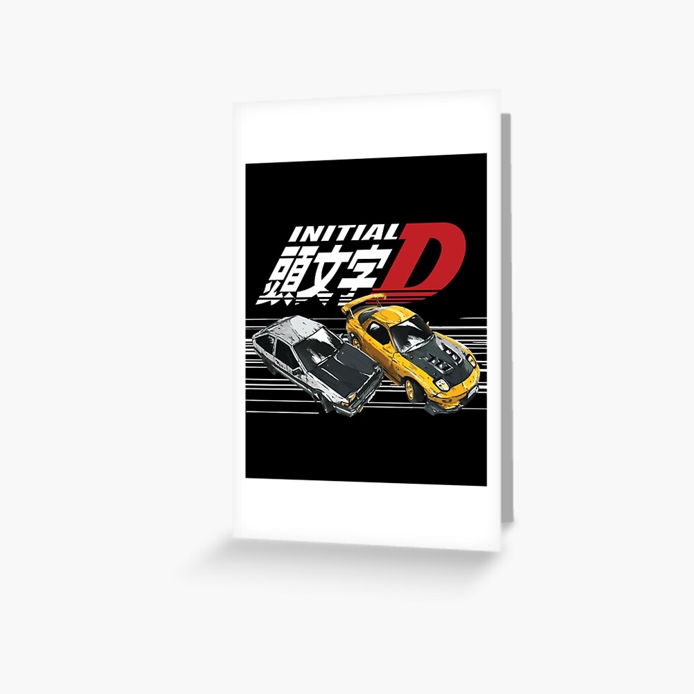 "Initial D T-ShirtInitial D AE86 Corolla Takumi vs Keisuke Takahashi FD ...
