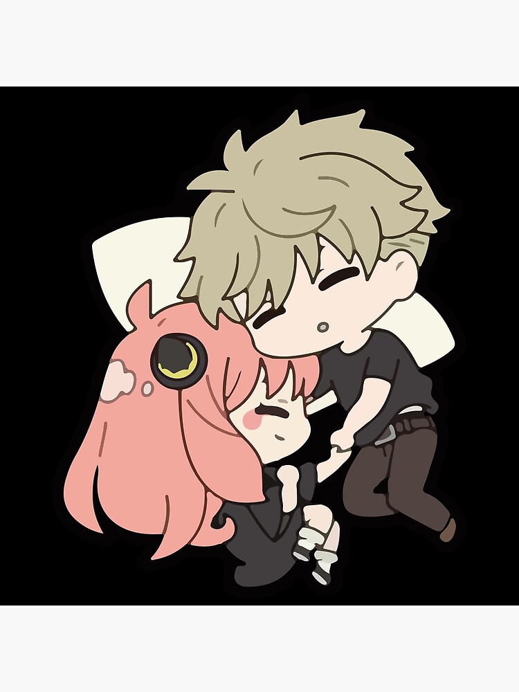 "Loid And Anya Forger Chibi" Poster for Sale by MangaMolly | Redbubble