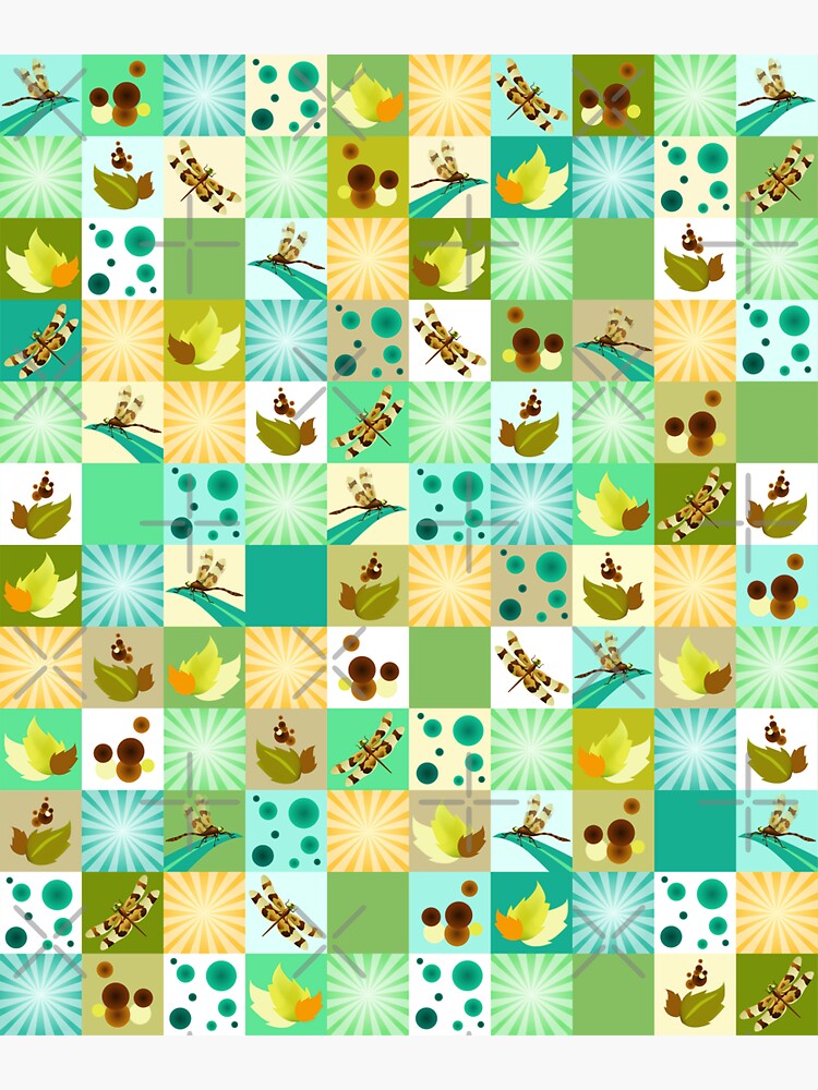 "Geometric abstraction with azure green" Sticker for Sale by Dzhon99 ...