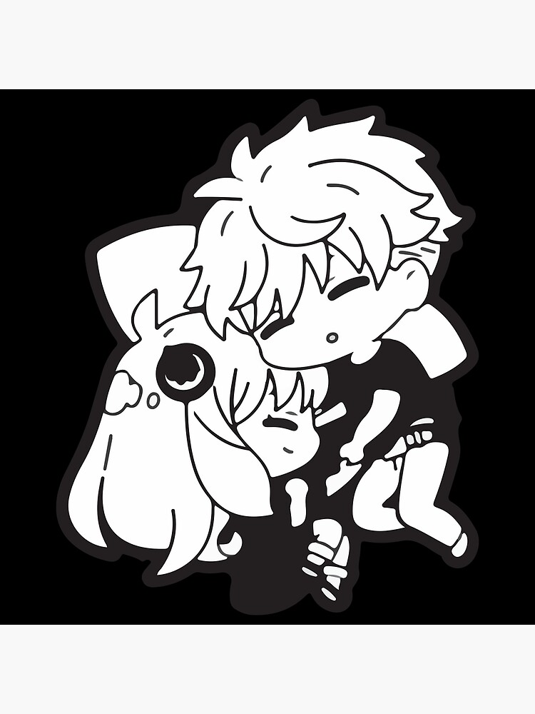 "Loid And Anya Forger Chibi Black And White" Art Print for Sale by ...