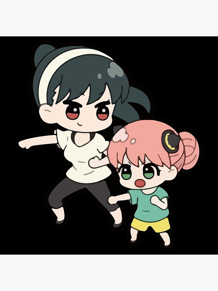 "Yor And Anya Forger Chibi" Poster for Sale by MangaMolly | Redbubble