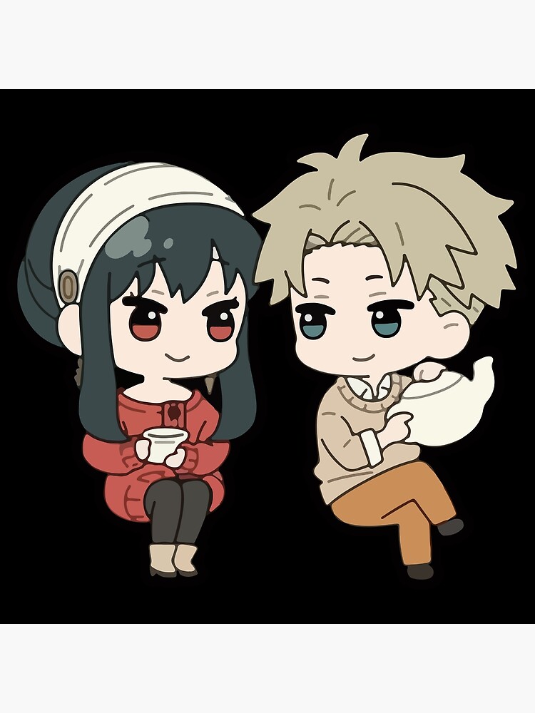 "Loid And Yor Forger Chibi" Art Print for Sale by MangaMolly | Redbubble