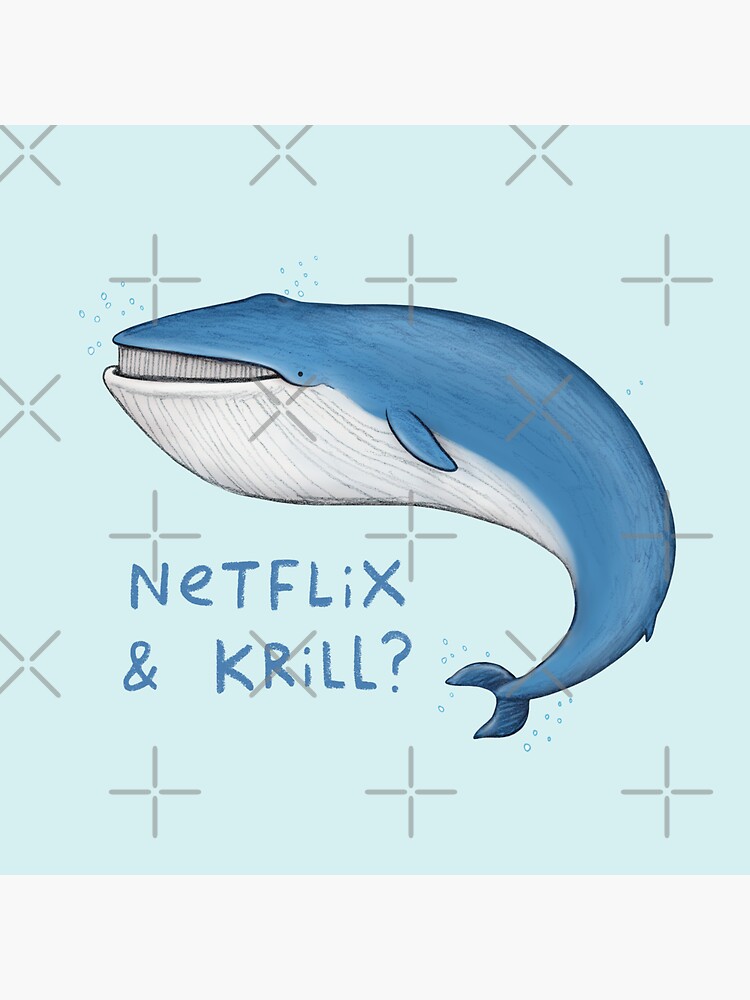 Sticker « Netflix et Krill », par SophieCorrigan | Redbubble