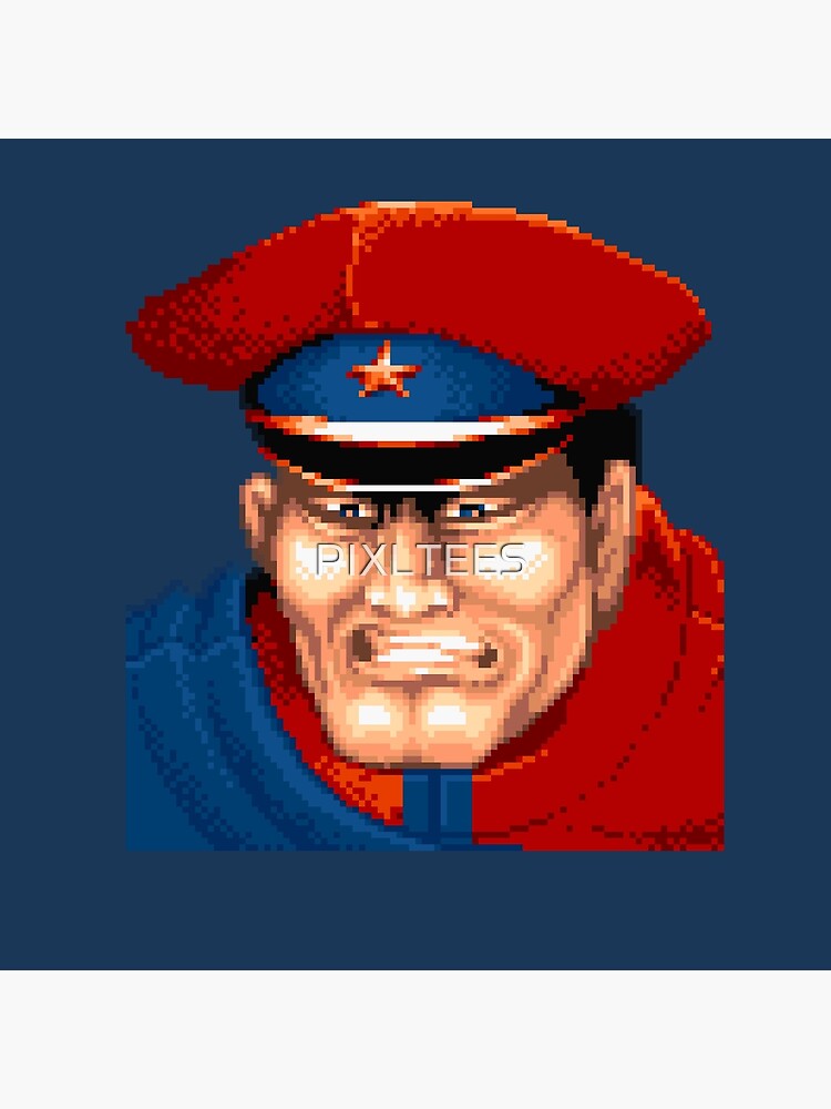 "SF2 CHAMPION EDITION M.BISON FACE OFF 2P" Canvas Print by PIXLTEES ...