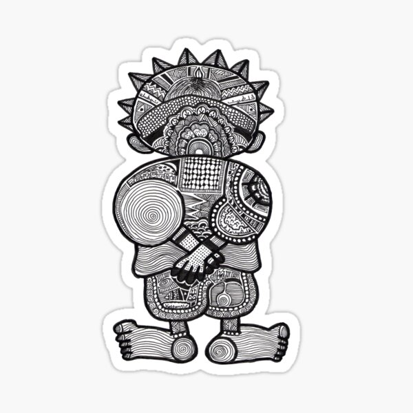 "Handala. " Sticker for Sale by kaltangle | Redbubble