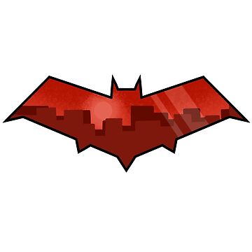 "Jason Todd Red Hood symbol" Sticker for Sale by CozyInChaos | Redbubble