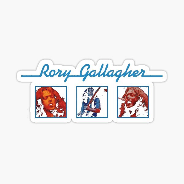 "RORY GALLAGHER" Sticker for Sale by tagatfakei | Redbubble