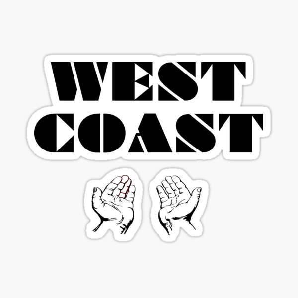 "West Coast" Sticker by TheEmperorHimse | Redbubble