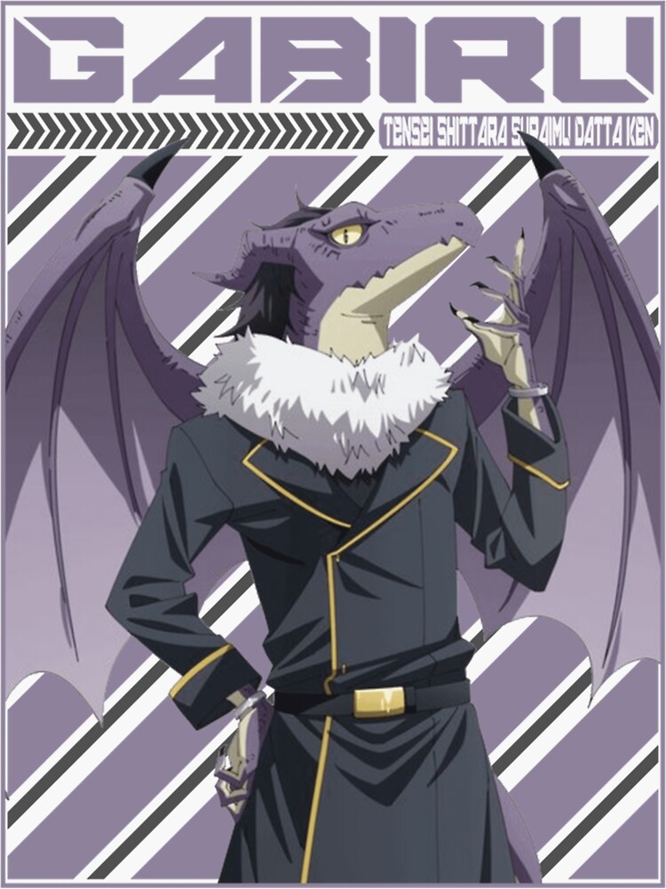 "THAT TIME I GOT REINCARNATED AS SLIME GABIRU Classic " Sticker for ...