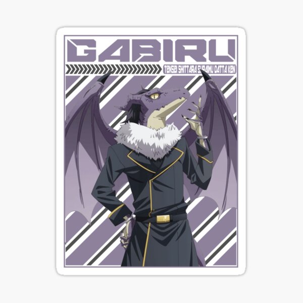 "THAT TIME I GOT REINCARNATED AS SLIME GABIRU Classic " Sticker for ...
