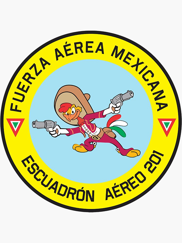 "Escuadron Aereo 201 - Fuerza Aerea Mexicana - Clean Style " Sticker for Sale by PopCultureClote ...