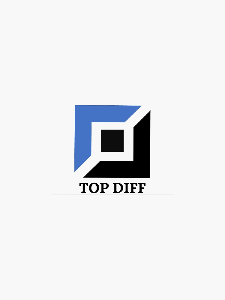"TOP diff" Sticker for Sale by ALNIC22 | Redbubble