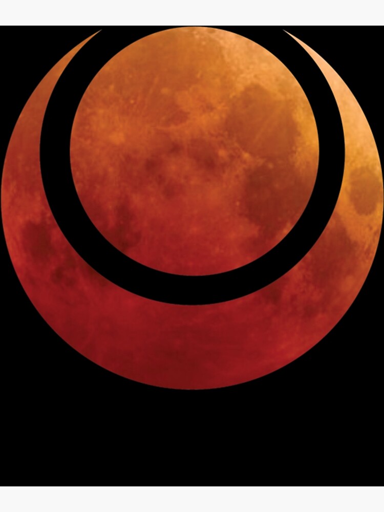 "Blood Moon Symbol Classic " Poster for Sale by meadorzarrl | Redbubble
