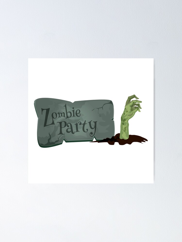 "Disco Zombies" Poster for Sale by AthleticWolves | Redbubble