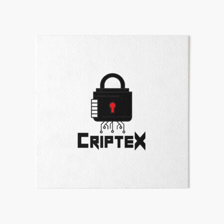 "Criptex for your code" Art Board Print for Sale by Ikka-Store | Redbubble