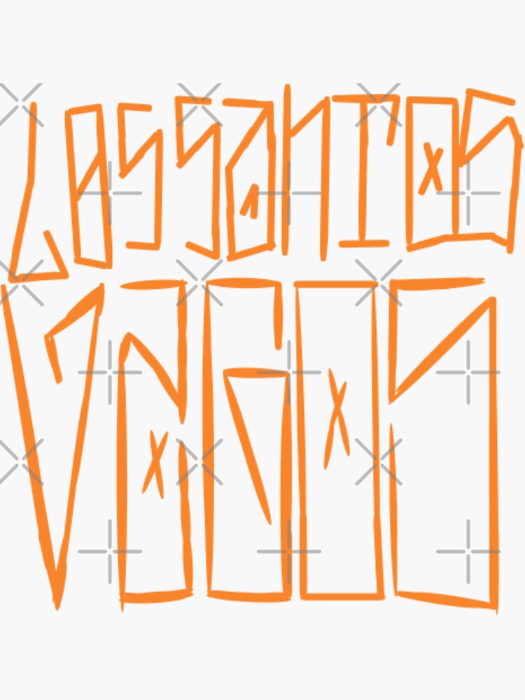 "LOS SANTOS VAGOS DAY - GTA SA" Sticker for Sale by BINCO-STORE | Redbubble