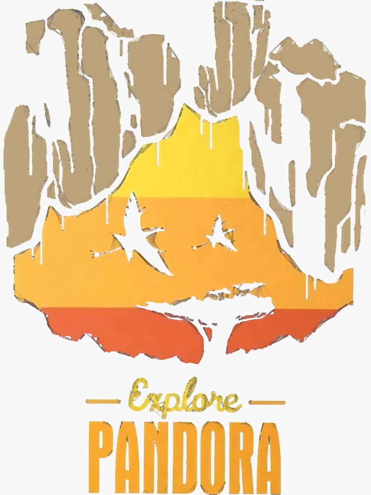 "Explore Pandora " Sticker for Sale by Soulahdc43 | Redbubble
