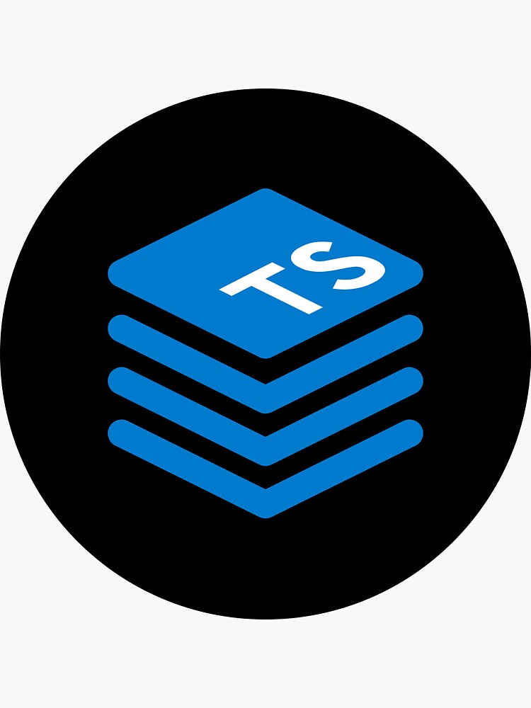 "Full Stack TypeScript" Sticker for Sale by owerreloaded | Redbubble