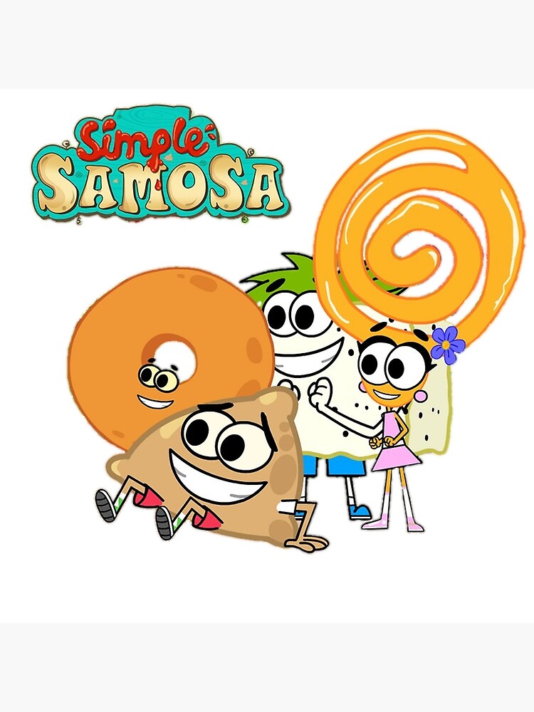 "Simple samosa cartoon" Art Board Print for Sale by Fa5ad | Redbubble