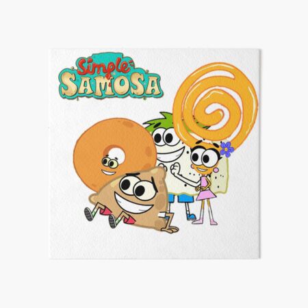 "Simple samosa cartoon" Art Board Print for Sale by Fa5ad | Redbubble