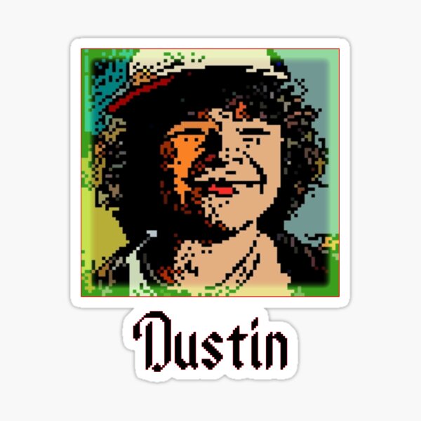 "Stranger Pixel Collection "Dustin"" Sticker for Sale by 9OhmShy ...