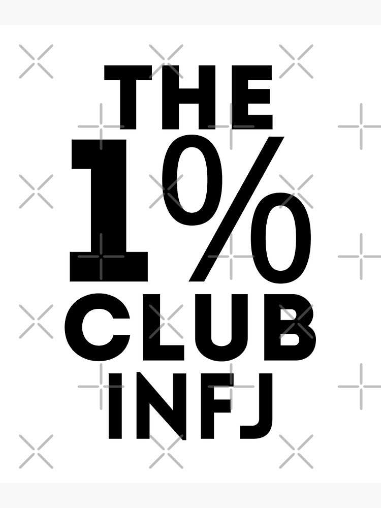 "The One Percent Club: INFJ" Poster for Sale by Supernova08 | Redbubble