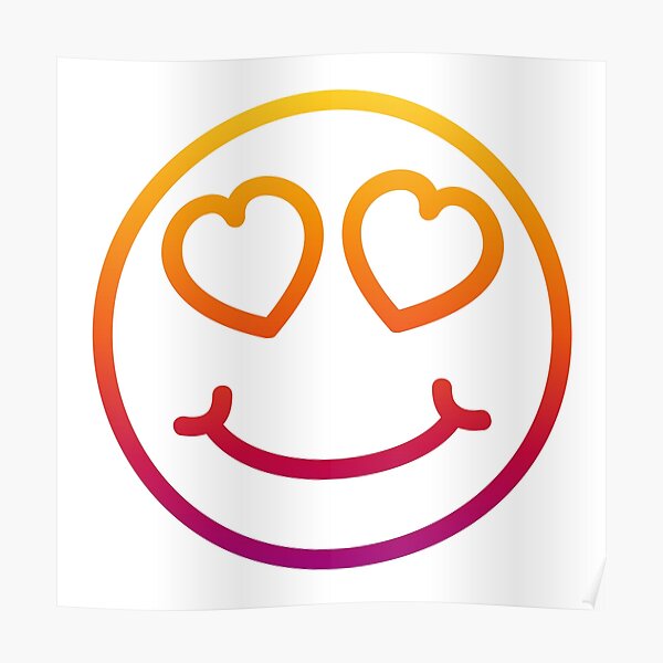 "HAPPY EMOJI" Poster for Sale by TANEJA4 | Redbubble