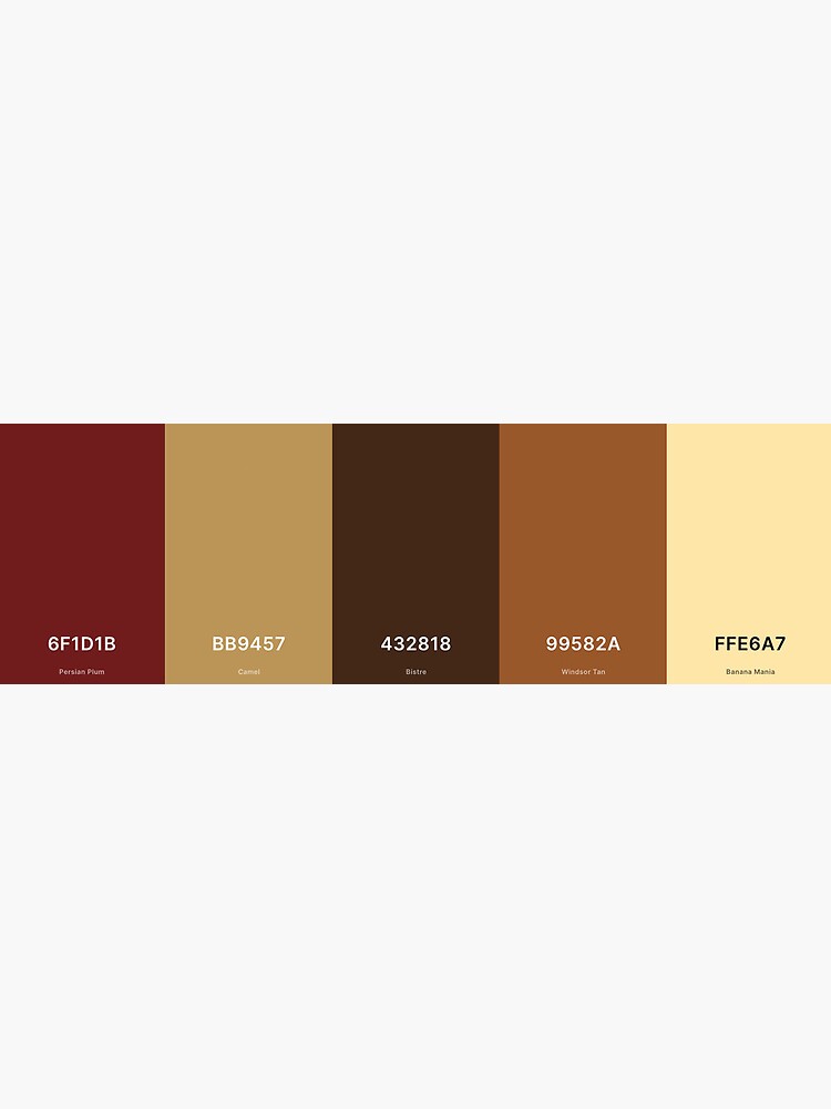 "Brown Color Palette" Photographic Print for Sale by michela313 | Redbubble