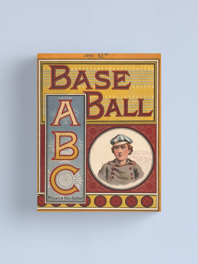 "Baseball ABC 1885 - vintage book illustration series no. 1 - digitally ...