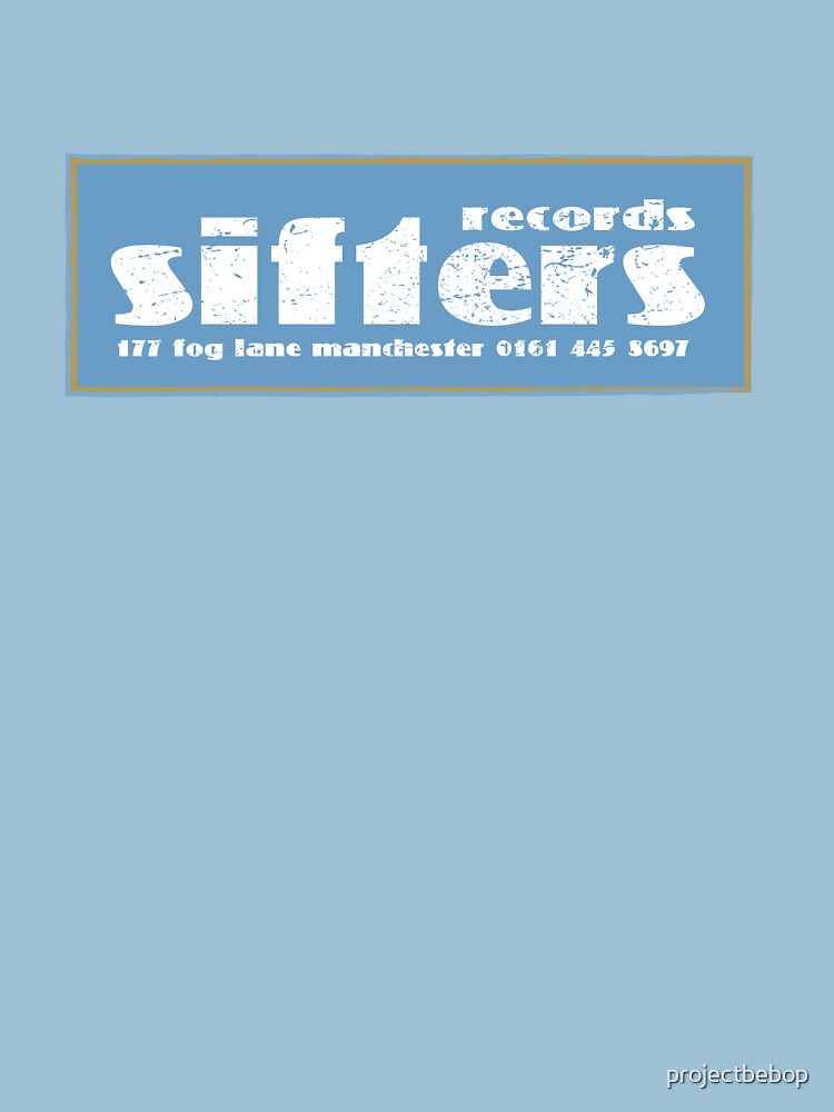 "Sifters Records Retro Look (plain)" T-shirt by projectbebop | Redbubble