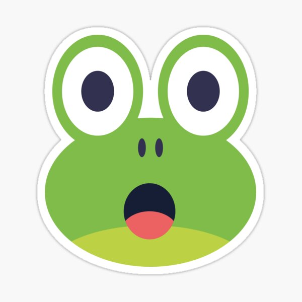 "Screaming froggy - FROG" Sticker for Sale by VIPSHOP5 | Redbubble