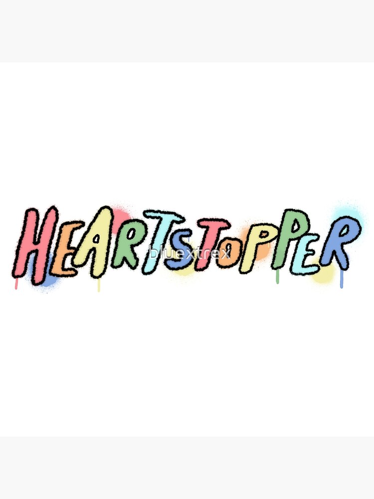 "Heartstopper Spray Painted Logo " Art Print for Sale by bluextrex ...