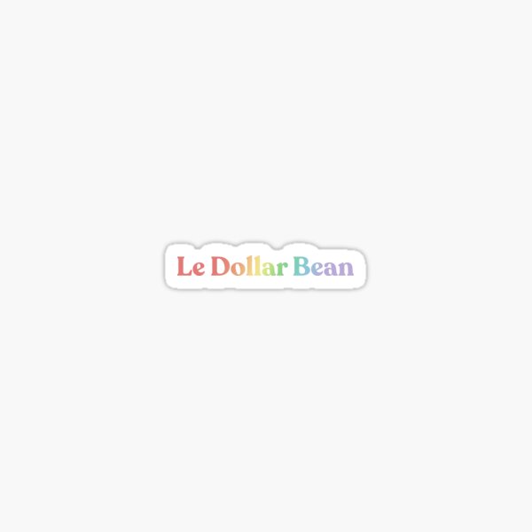 "Le dollar bean - Lesbian " Sticker for Sale by mands-pands | Redbubble