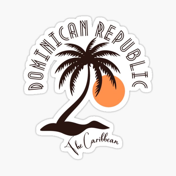 "Art Deco Dominican Republic The Caribbean - Brown - Retro Beach ...