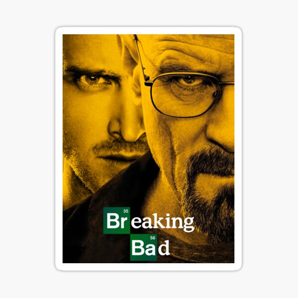 "Breaking Bad Official" Sticker for Sale by Totoparano | Redbubble