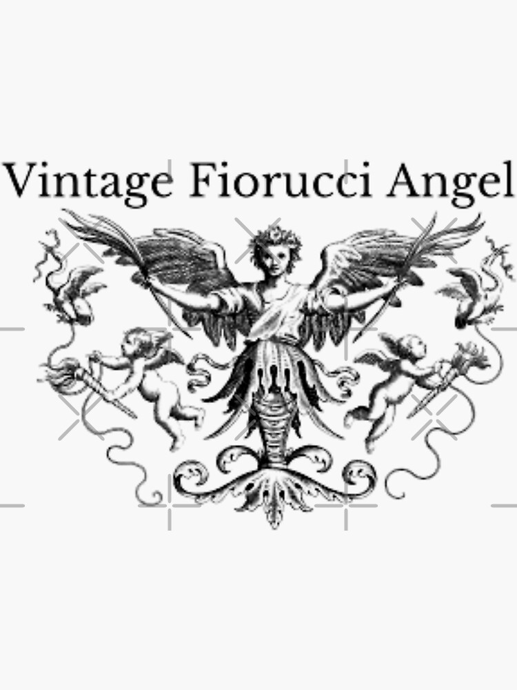 "80s Vintage Fiorucci Angel" Sticker for Sale by Jaafarmd | Redbubble