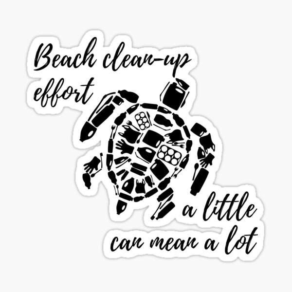"Sea Turtle Mosaic - Recycle - Beach Clean-up" Sticker for Sale by ...