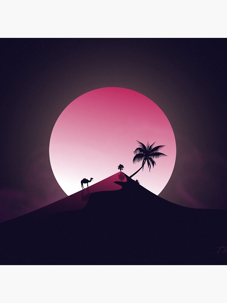 "Marizzia - Camel Lua Alone Paz" Poster for Sale by Marizzia | Redbubble