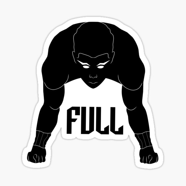 "FULL Planche On The Ground" Sticker for Sale by EnzoVectorism | Redbubble