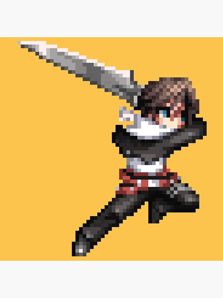 Lámina fotográfica «Squall Jump Final Fantasy VIII Pixel Art» de PIXEL ...