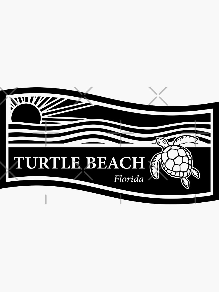 "Turtle Beach Florida" Sticker for Sale by Yeaha | Redbubble