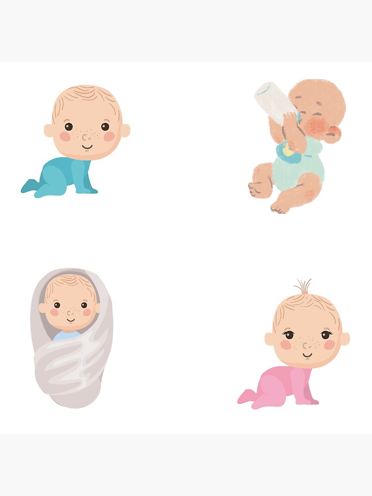 "Baby Sticker Pack" Poster for Sale by CooLike | Redbubble