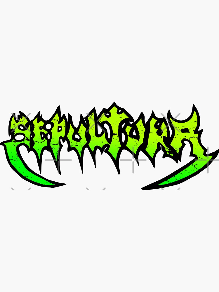 "Sepultura Merch" Sticker for Sale by xxXVintageXxx | Redbubble