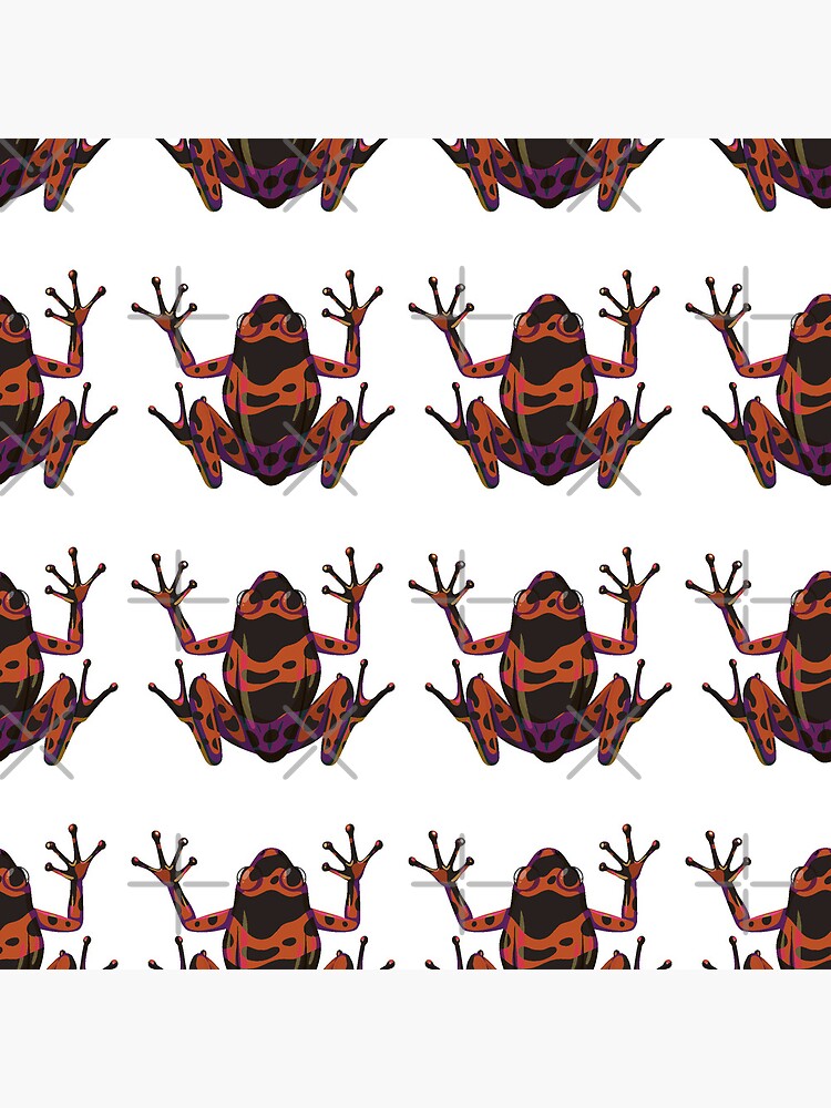"Orange Dart Frog" Poster for Sale by Art-by-Geoff | Redbubble